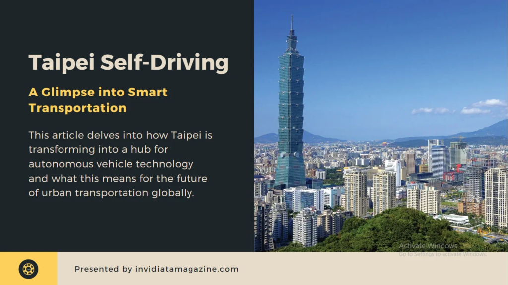 Taipei Self-Driving Gharry - Transforming Urban Journeys - Stromberry